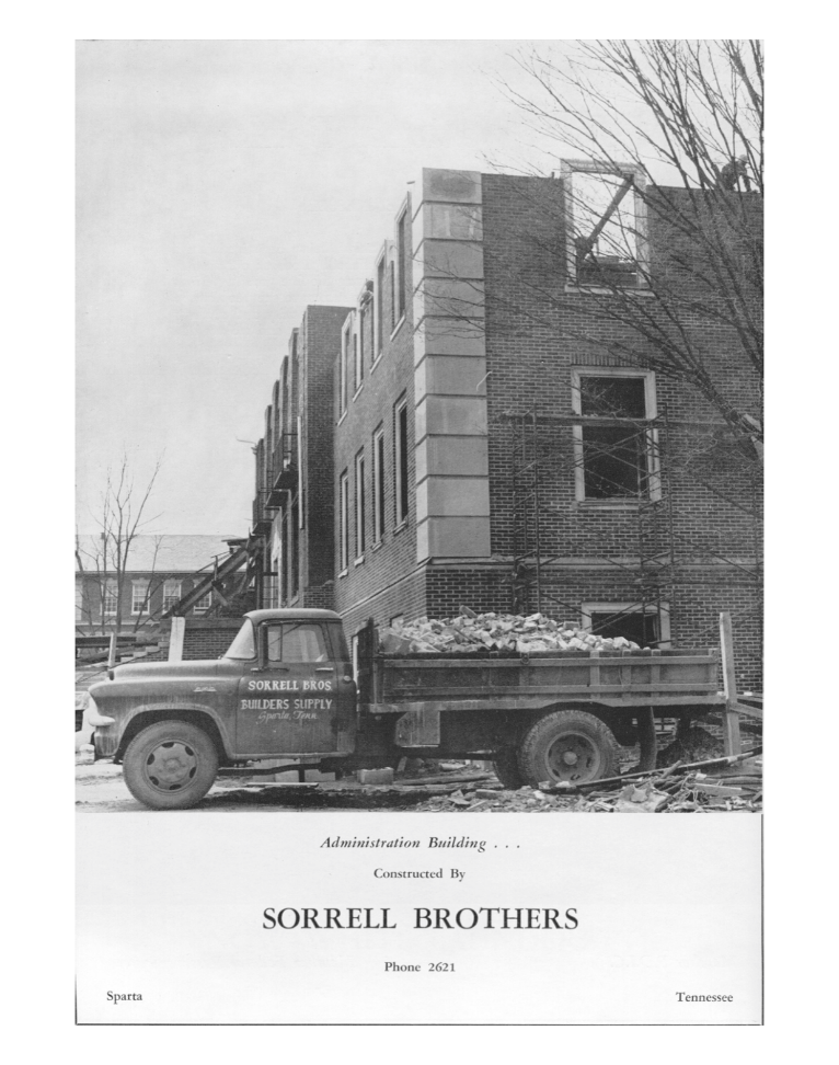 Tennessee Tech’s Derryberry Hall | Tennessee Tech University Archives ...