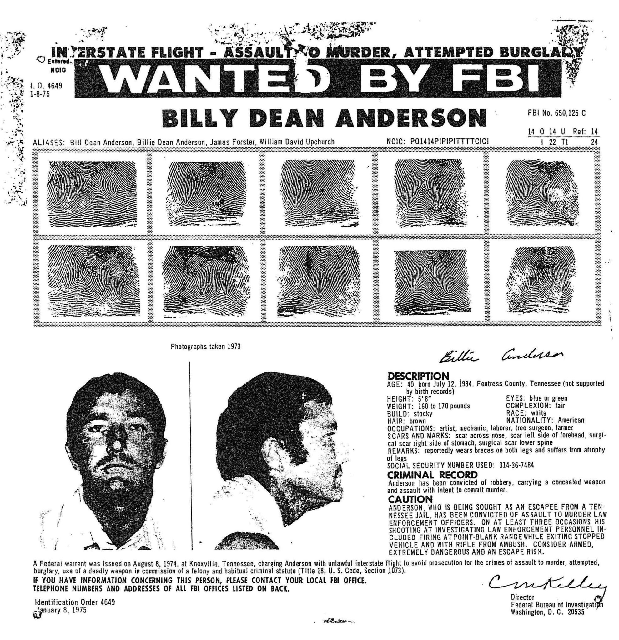 Tennessee Tech Archives hosts documentary about FBI’s most wanted Billy ...